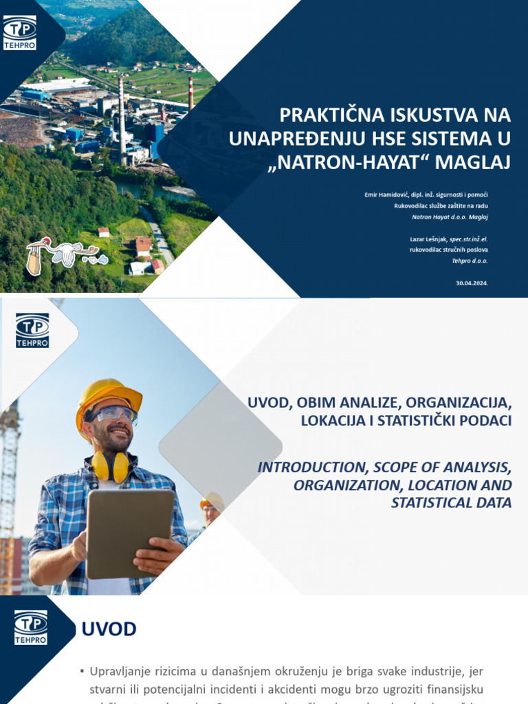 Praktična Iskustva Na Unapređenju HSE Sistema Natron | PDF