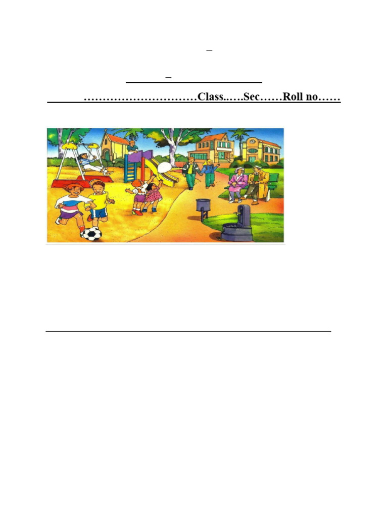 Class 4 English Worksheet 2023 | PDF