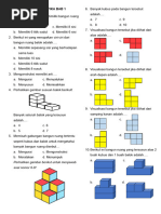 Soal Matematika Kelas 6 Visualisasi Spasial Kurikulum Merdeka | PDF