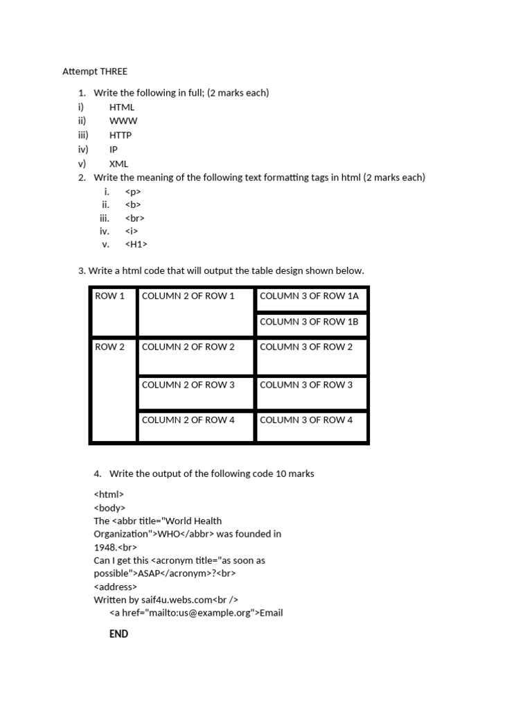 Web Design Test | PDF
