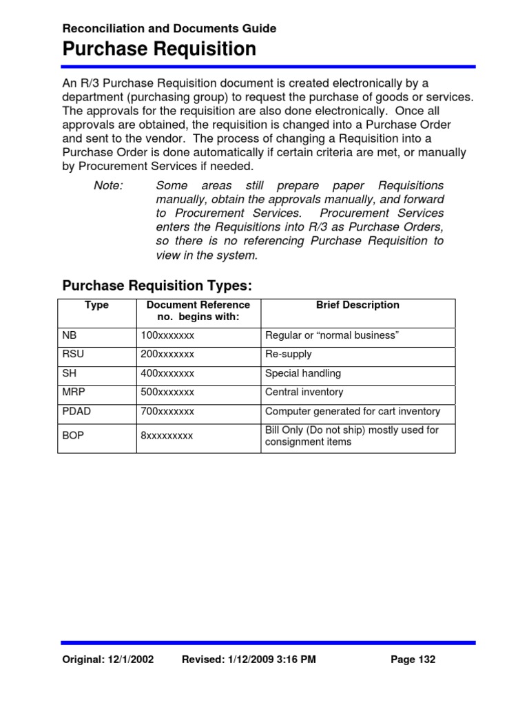 Purchase Requisition Guide | PDF | Procurement | Computing