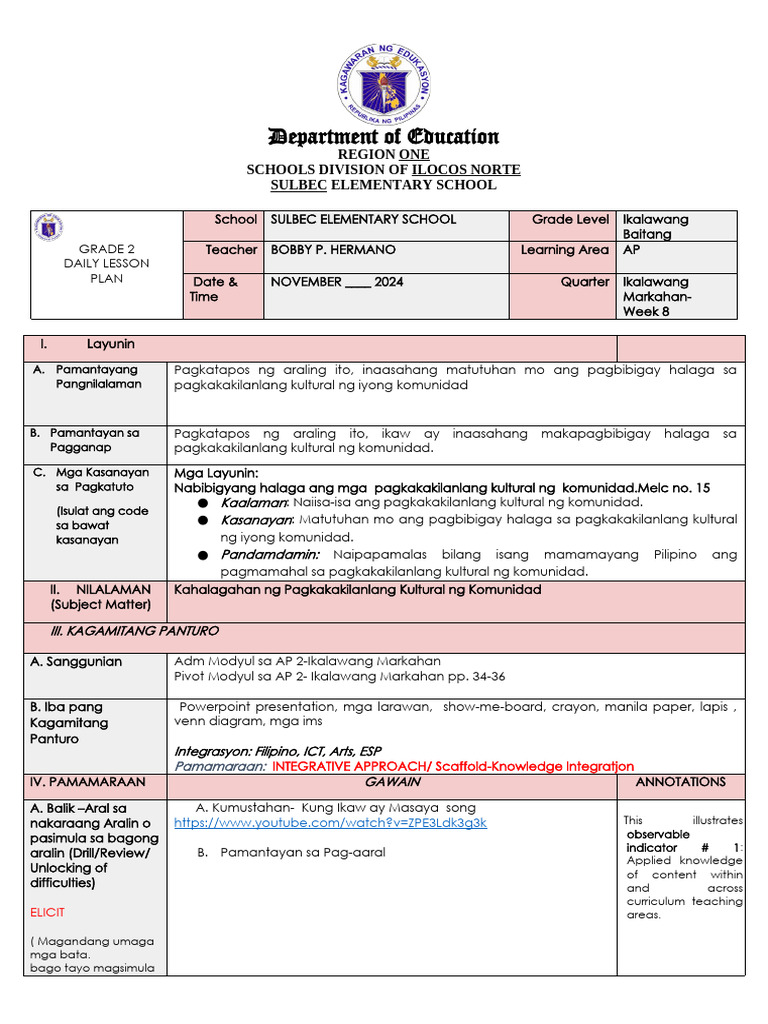 COT-AP-2-Q2-W8 - | PDF