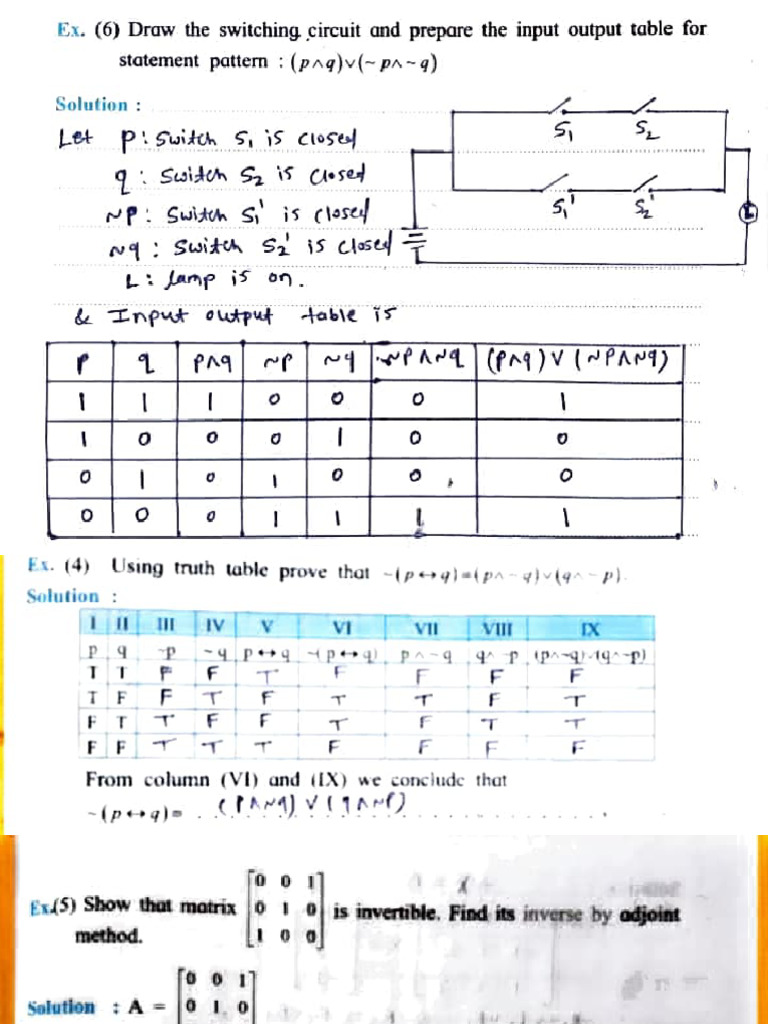 Solution of Syjc Maths Practical | PDF | Mathematical Objects | Linear ...