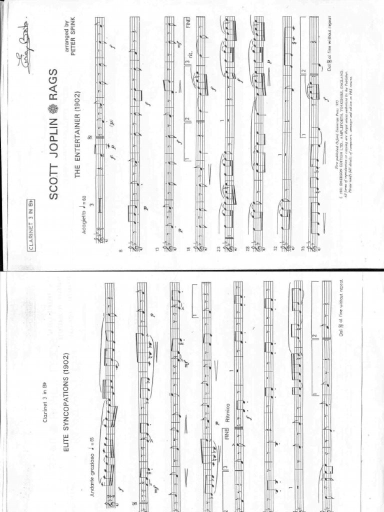 Scott Joplin Rags | PDF