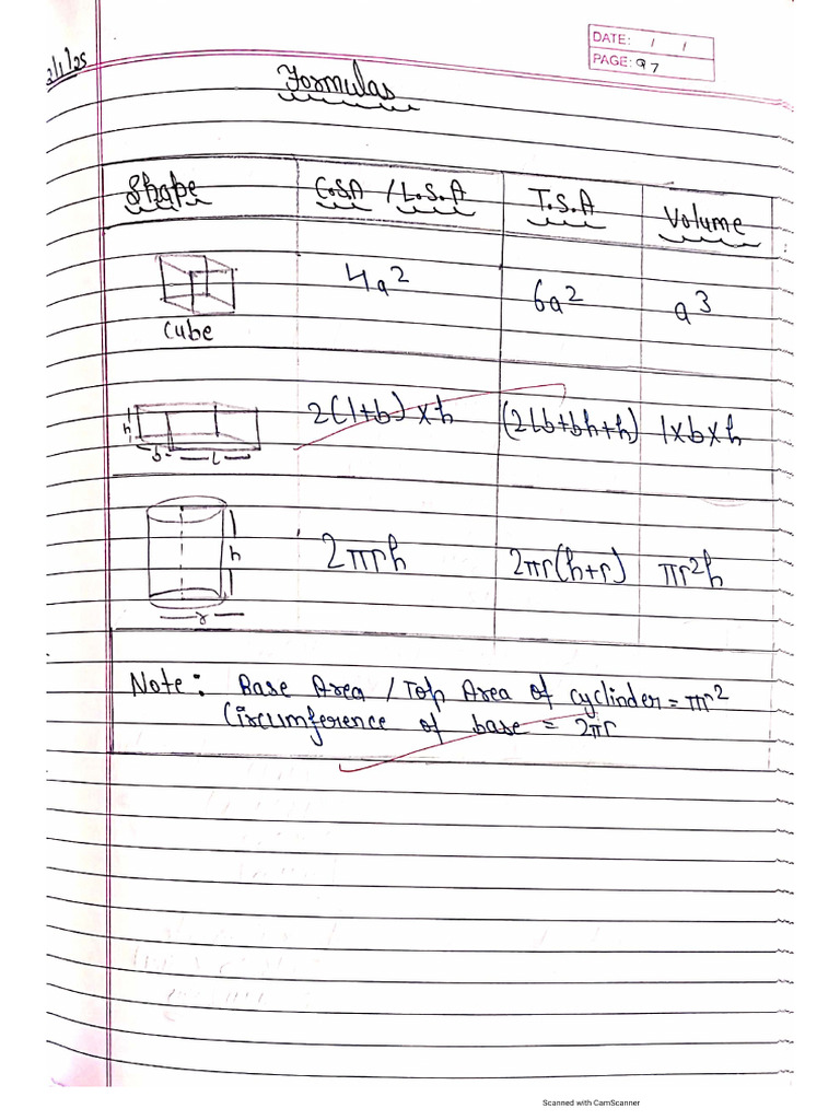 Mensuration Class 8 File 2 - 2 | PDF