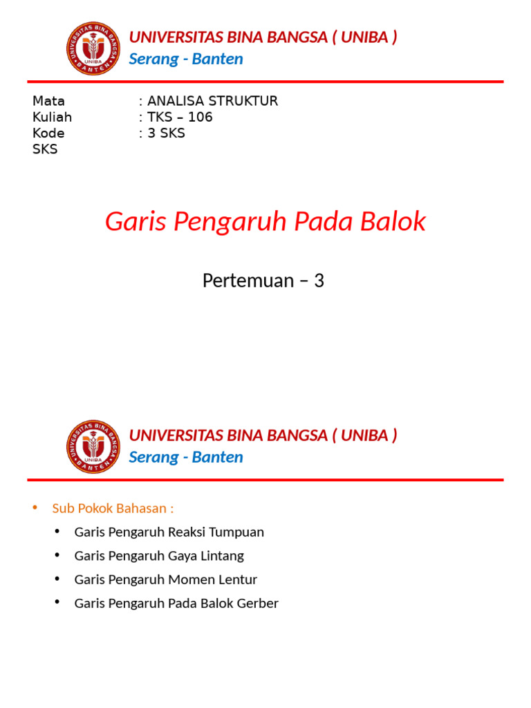 PPT MEKREK 2 GARIS PENGARUH 2 TUMPUAN | PDF