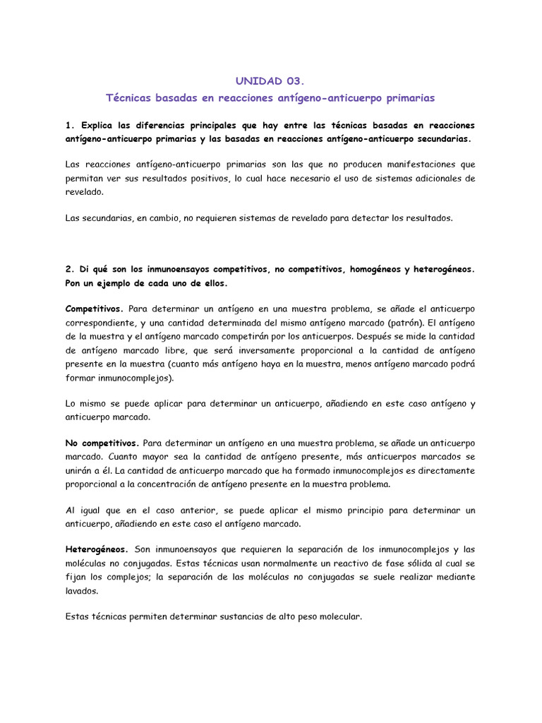 Técnicas de Inmunoensayos y ELISA | PDF | Elisa | Citometría de flujo