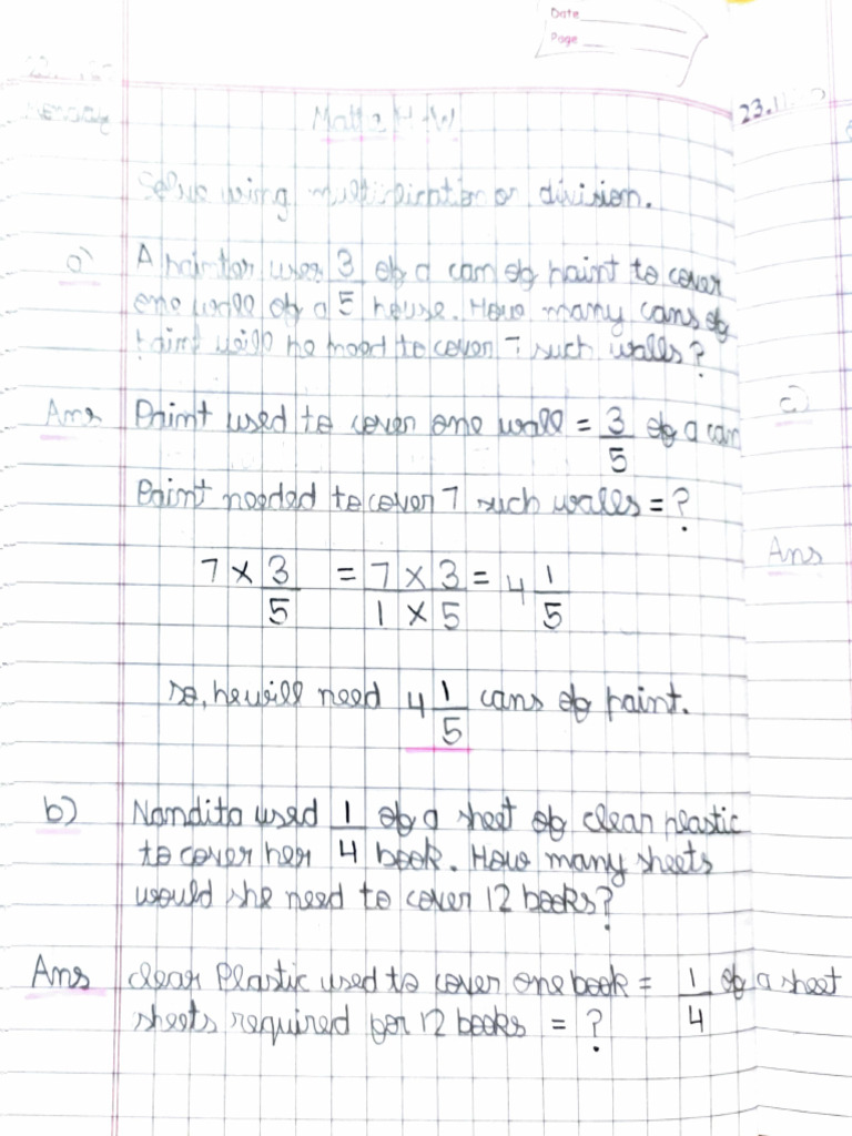 Maths Assignment. | PDF
