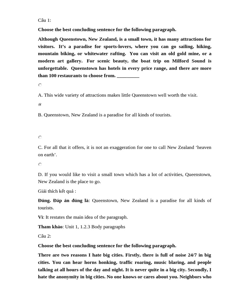 BTGK-Viết phát triển 1 | PDF | Meal