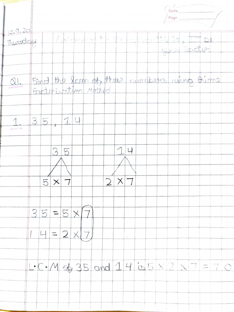 LCM Calculations and Examples Guide | PDF