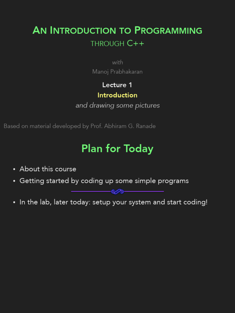 N Ntroduction TO Rogramming: Through | PDF | C++ | Trigonometric Functions