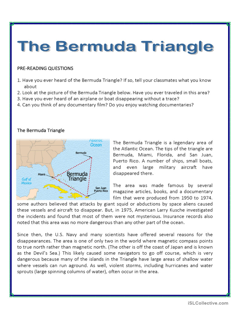 The Bermuda Triangle | PDF | Tropical Cyclone Seasons | Tropical Cyclones