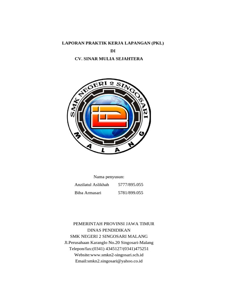 2324 Laporan PKL Sinar Mulia Rev-1 | PDF