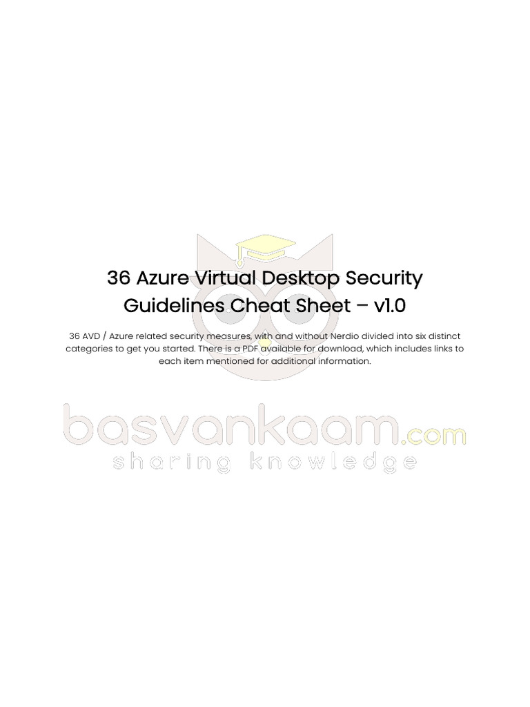 Azure Desktop Security Guide | PDF | Proxy Server | Microsoft Azure