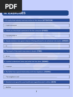 C1 Rephrasing Exercises with Answers | PDF