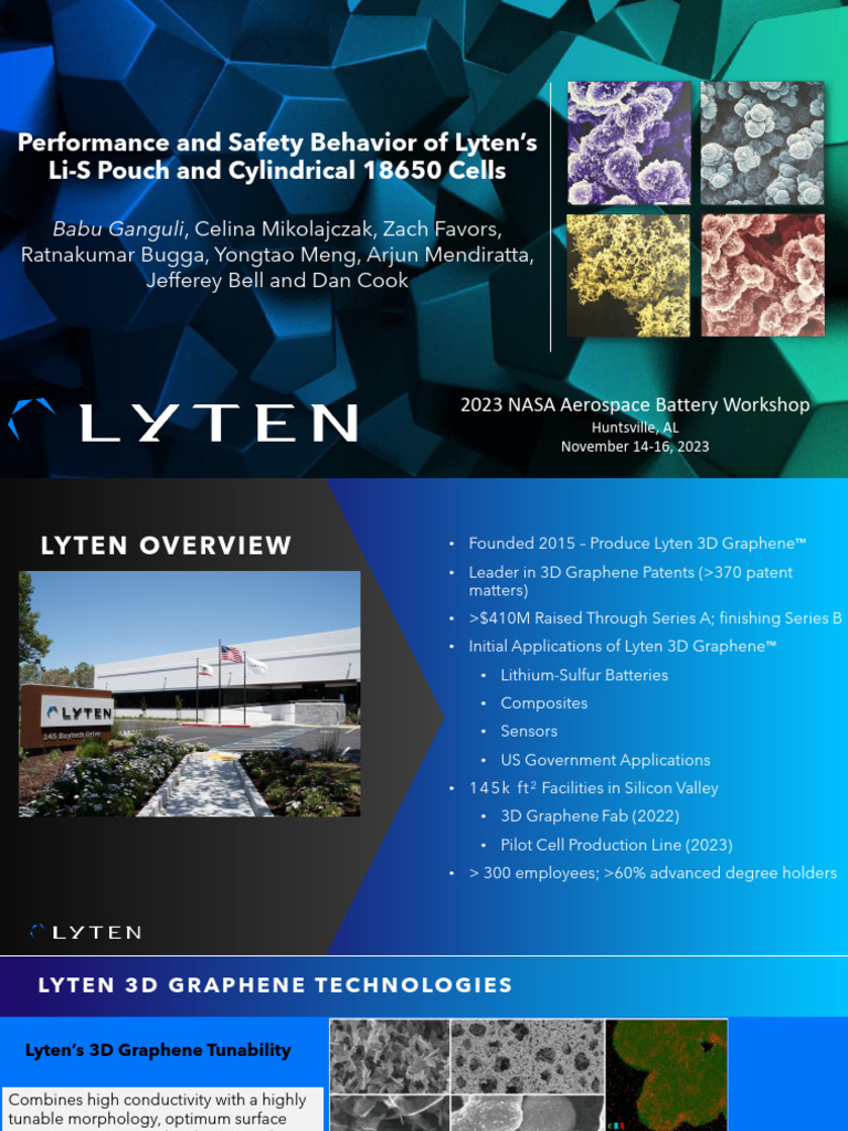05 Nasa Workshop Babuganguli | PDF | Lithium Ion Battery | Anode