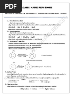 All Name Rxns Chemistry Class 12 | PDF | Amine | Chemical Substances