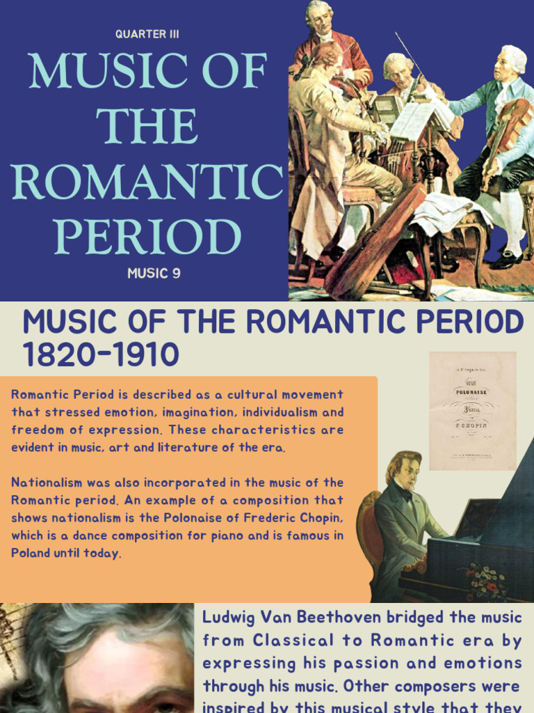 1.MUSIC Romantic Period Copy | PDF | Frédéric Chopin | Franz Liszt