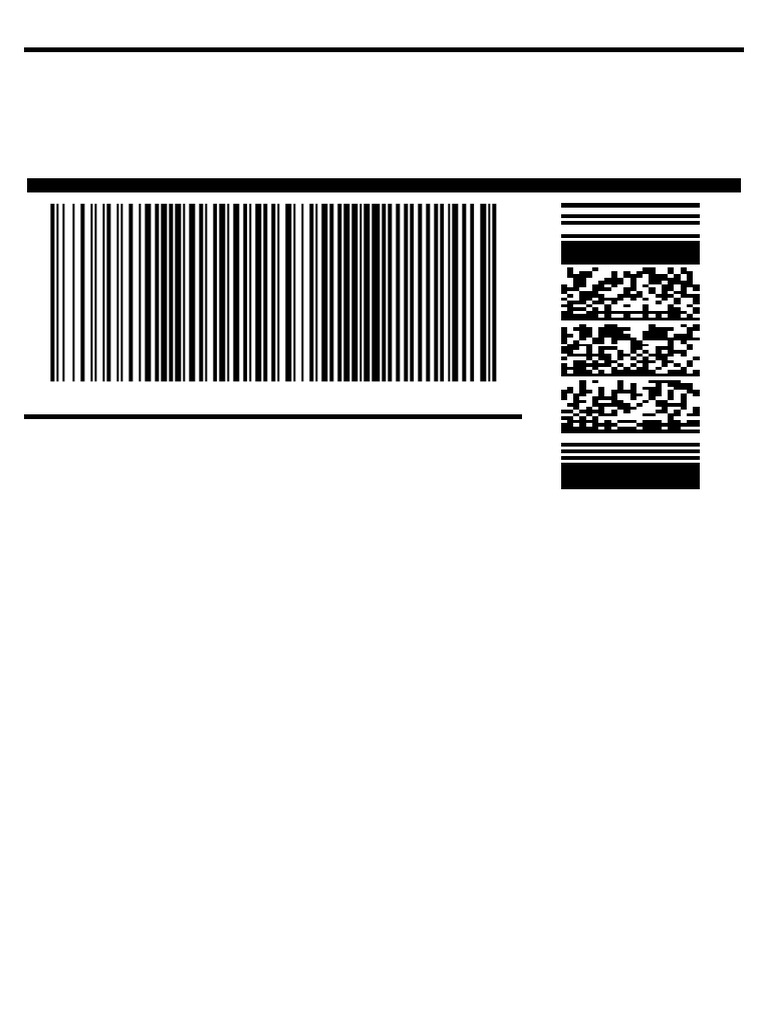 Contoh Template Barcode Shipping | PDF