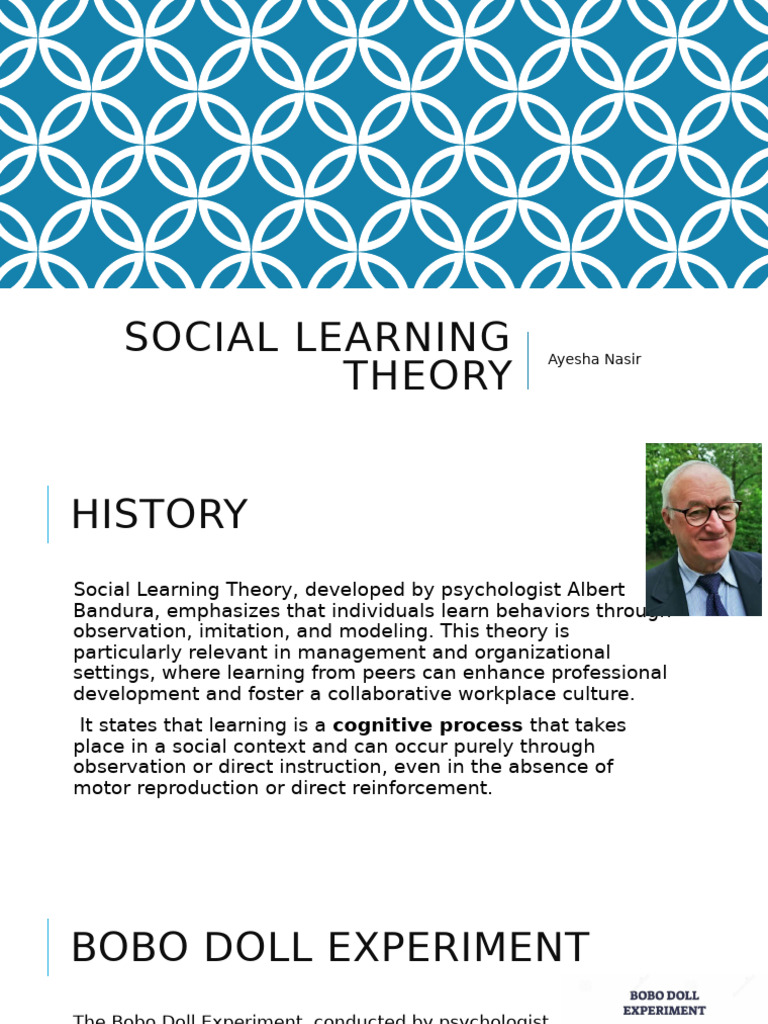 M13 Social Learning Theory | PDF | Self Efficacy | Motivational