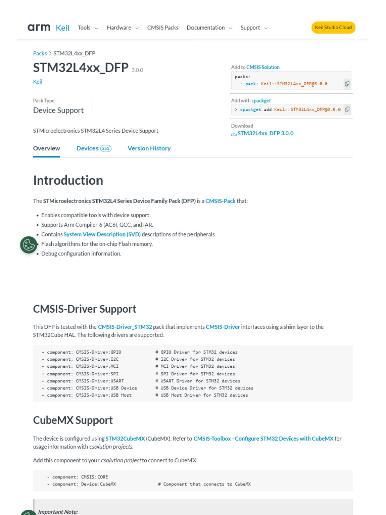 Arm Keil _ Keil STM32L4xx_DFP | PDF | Software | Office Equipment