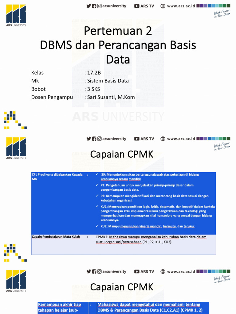 Slide SBD Pertemuan 2 | PDF