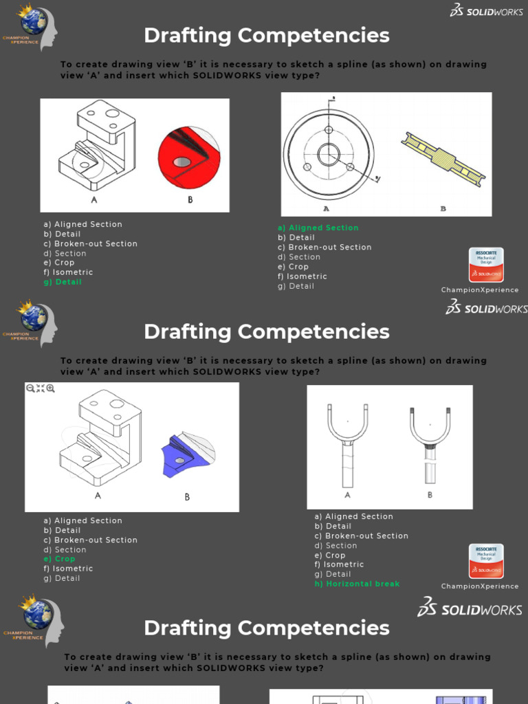 SOLIDWORKS Drafting Competencies Guide | PDF