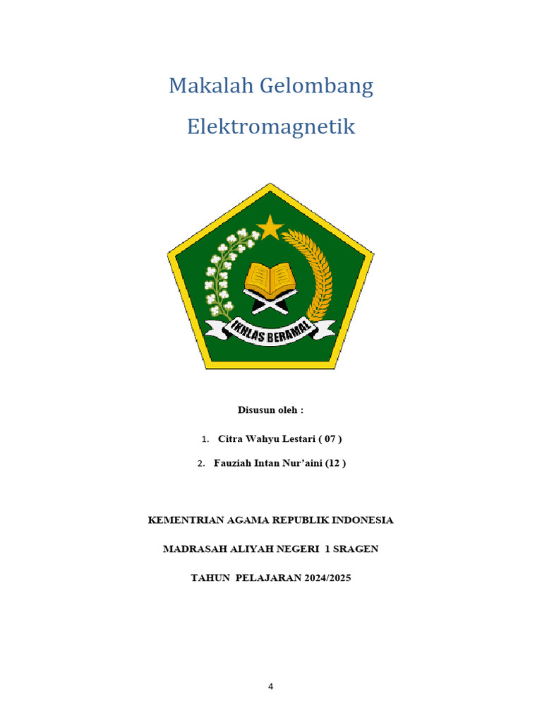 Makalah Gelombang Elektromagnetik 2 | PDF
