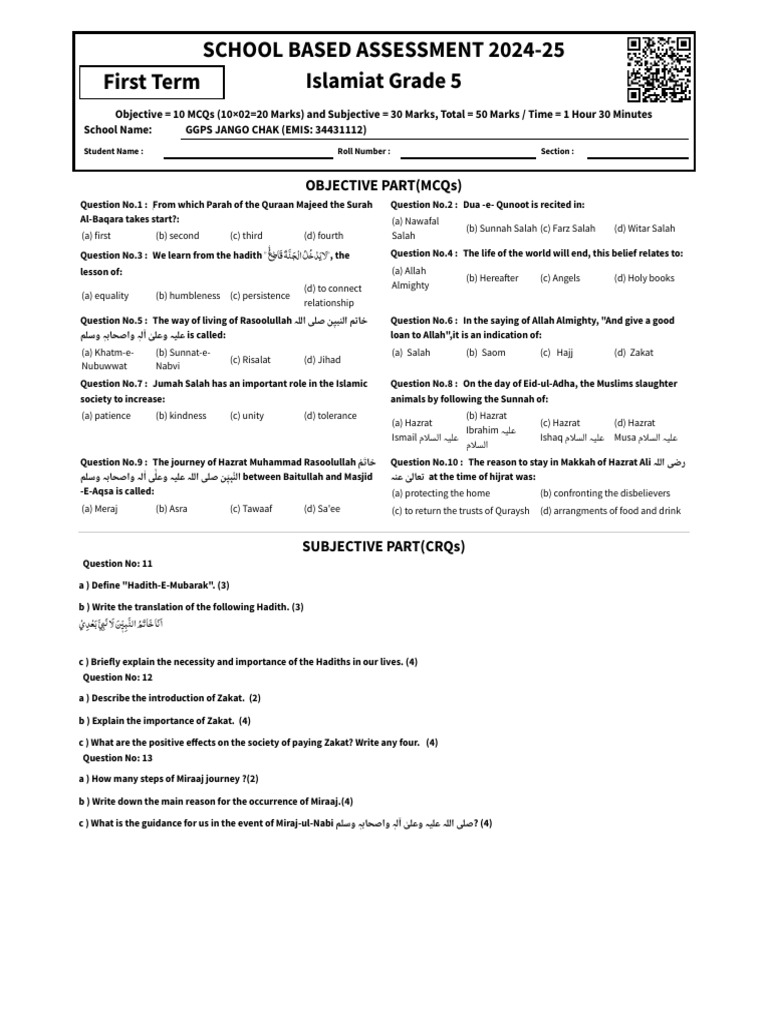 JC 5 ISL | PDF | Monotheistic Religions | Islamic Jurisprudence