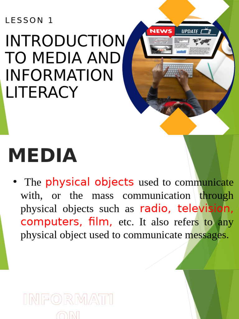 Lesson 1 Introduction To Media and Information Literacy | PDF ...