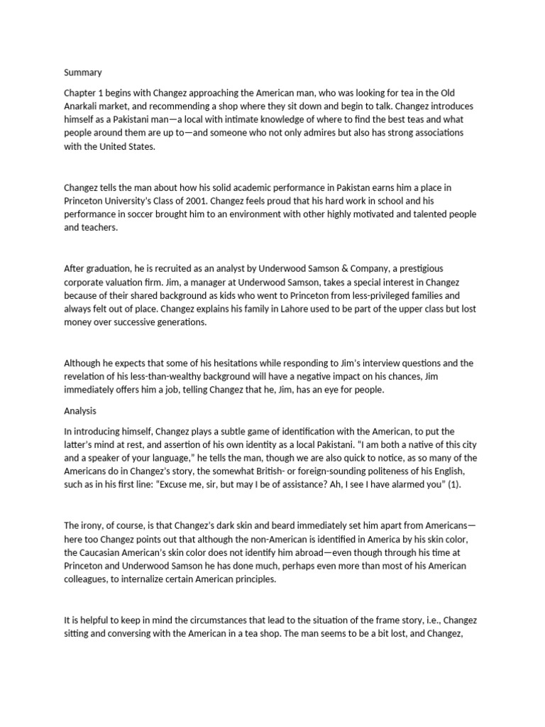 The Reluctant Fundamentalists-3 | PDF