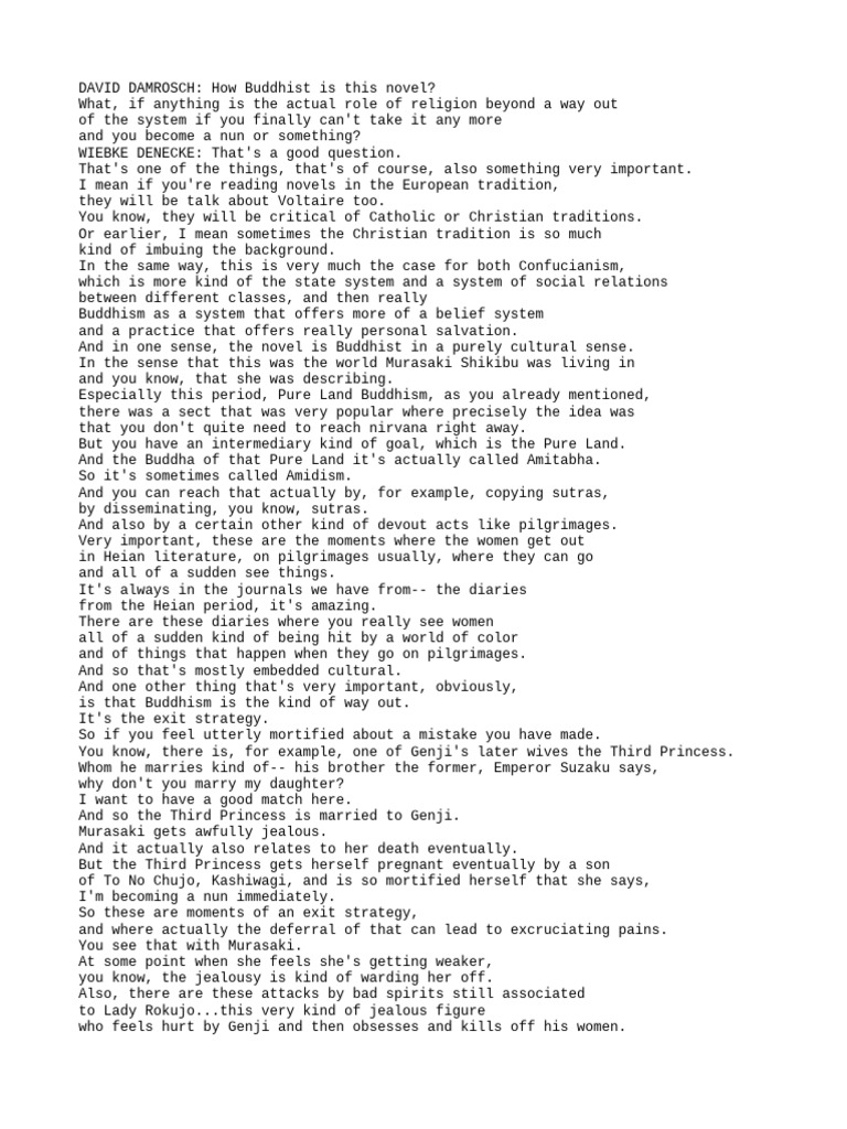 WLX 5-10 INT Wiebke&David v2 - Edxmstr-En | PDF | The Tale Of Genji | Eastern Philosophy