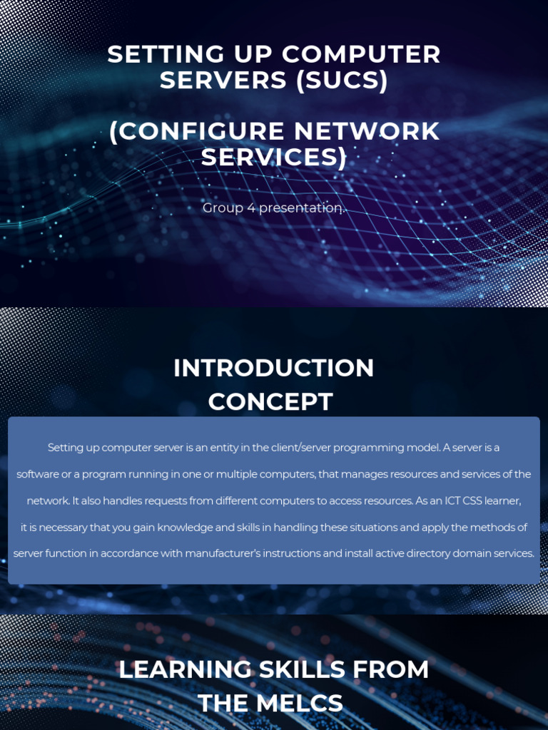 Computer Server Setup Guide | PDF | Active Directory | Domain Name
