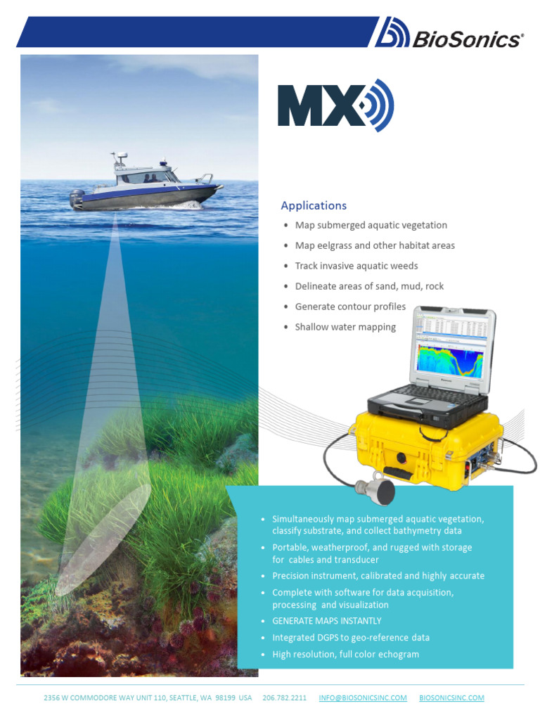 BioSonics MX Spec Sheet | PDF
