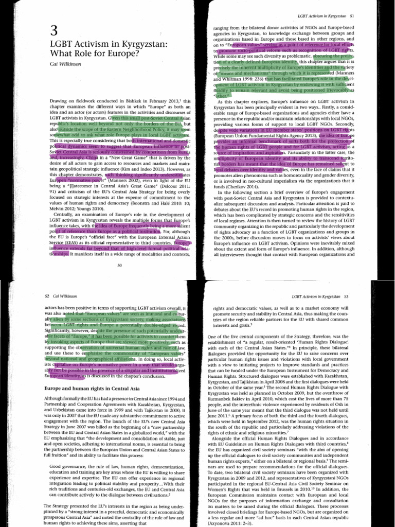 LGBT Activism in Kyrgyzstan | PDF