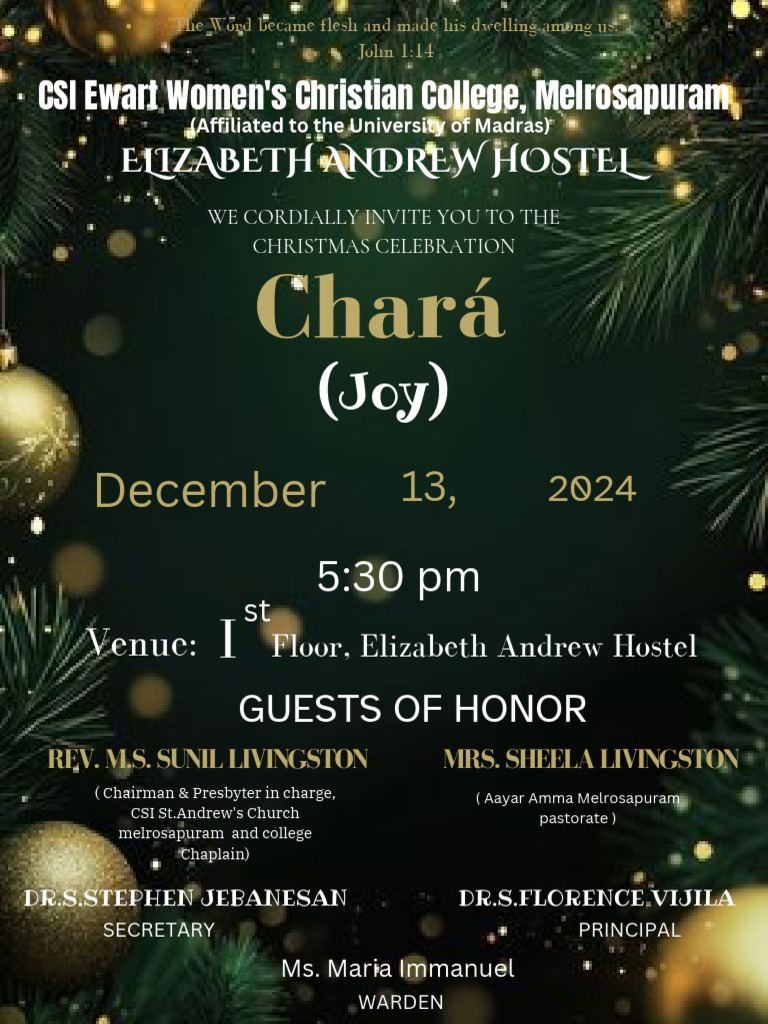 Christmas Program Invitation | PDF