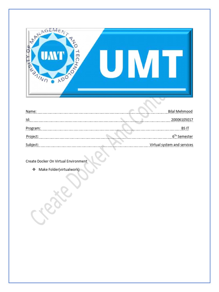 assignment no 4 docker pdf | PDF