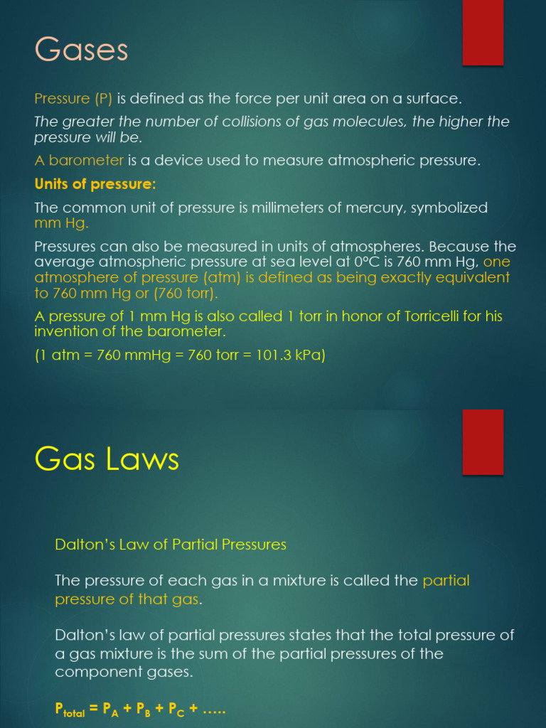 CH.11, Grade 11 (Gas Laws) | PDF | Gases | Stoichiometry