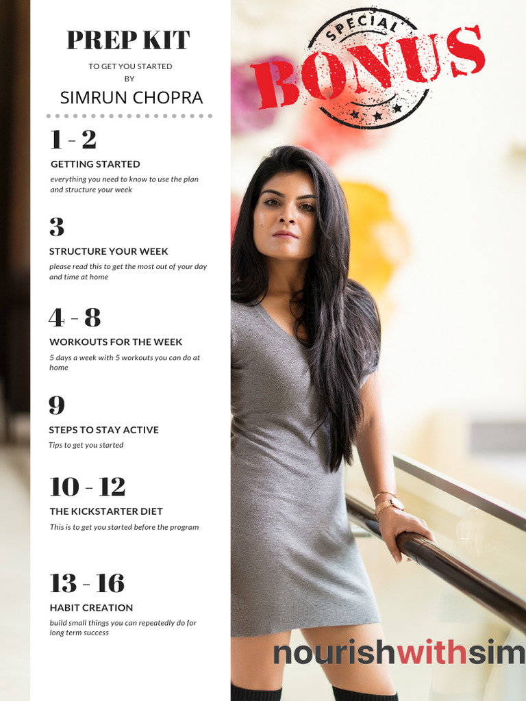 Simrun Chopra's Prep Kit Guide | PDF | Cooking | Cuisine