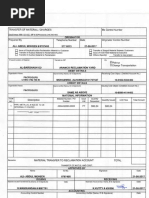 Material Transfer Request Template | PDF