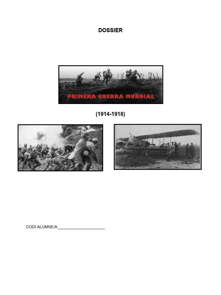 Dossier 1GM | PDF