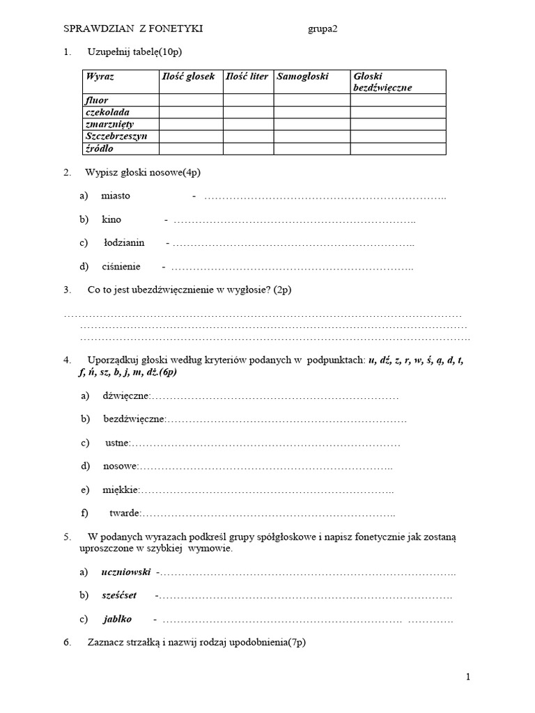 Fonetyka Opis Teorii XXX CCC | PDF