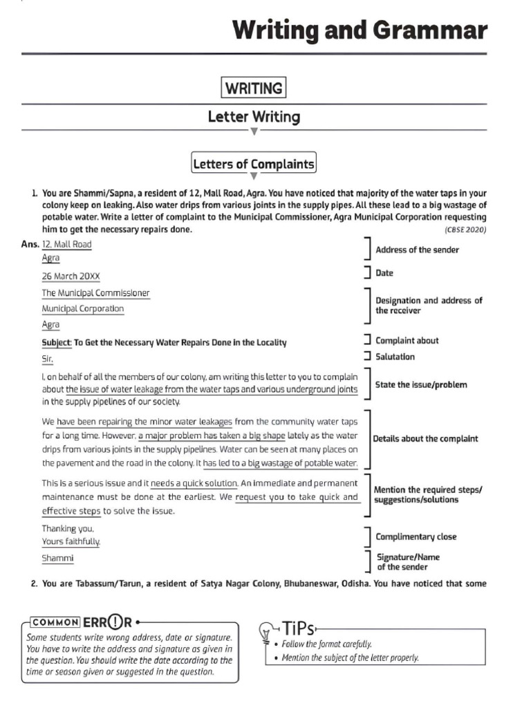 Letter Writing | PDF