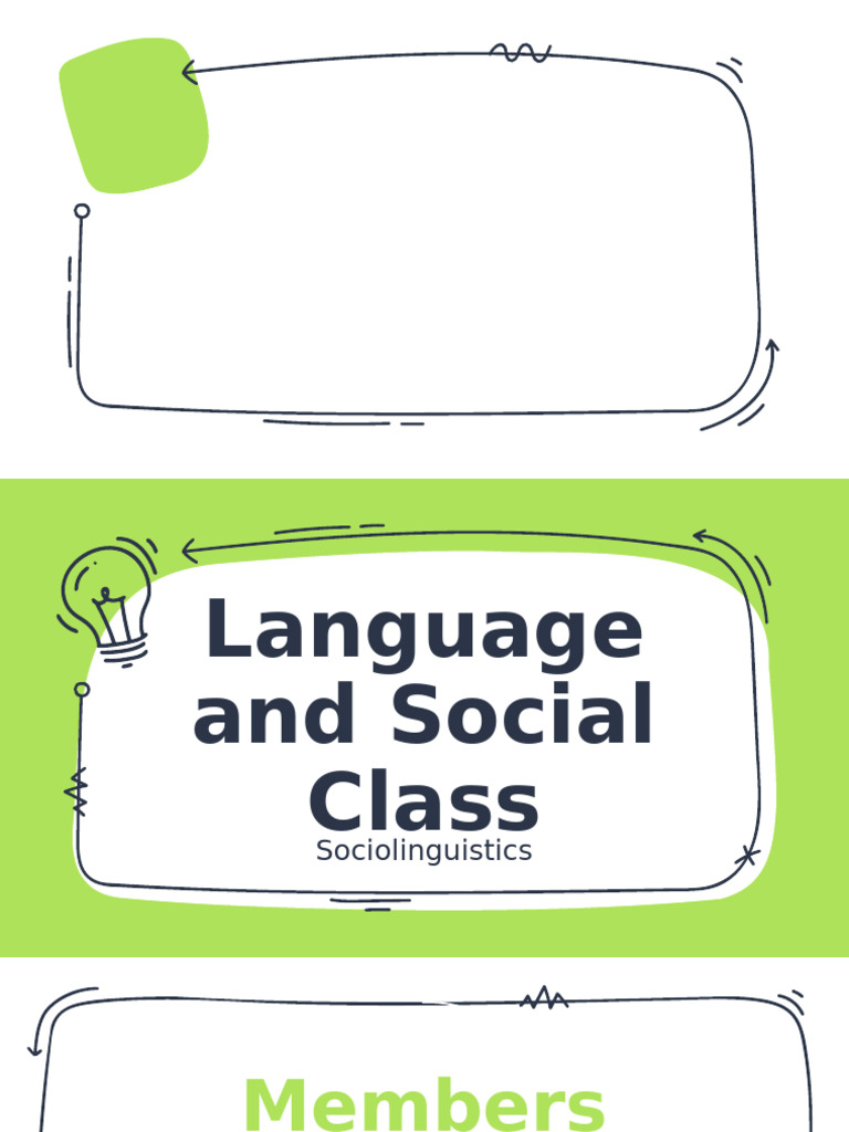 Language Variation by Social Class | PDF | Grammar | Languages