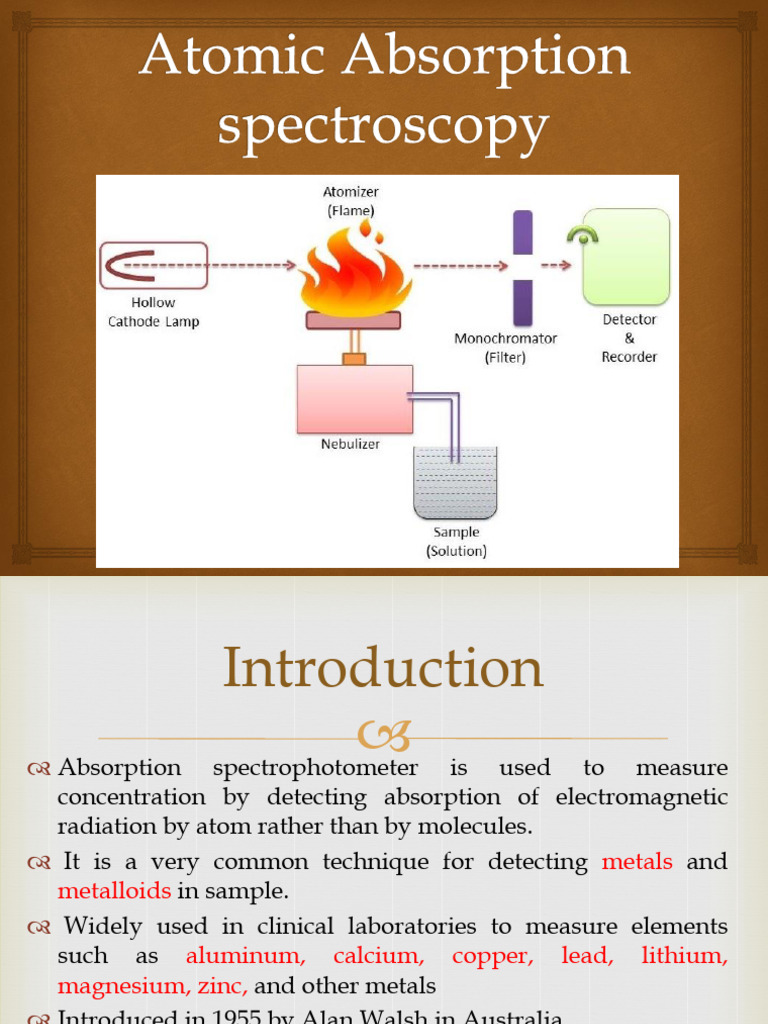Atomic Absorption Spectros | PDF | Atomic Absorption Spectroscopy | Absorption Spectroscopy