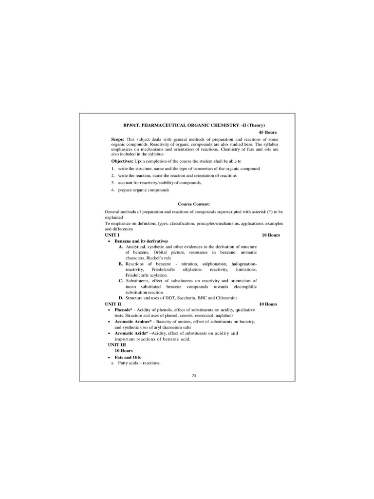 3rd Sem Syllabus | PDF