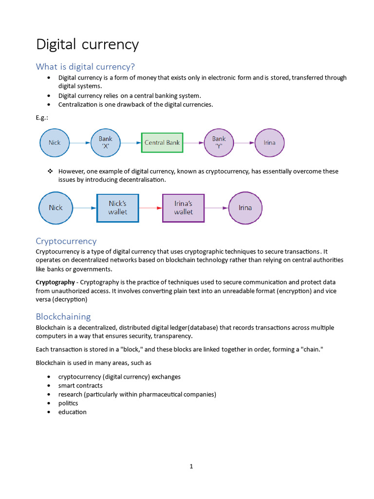 5.2 Digital Currency | PDF