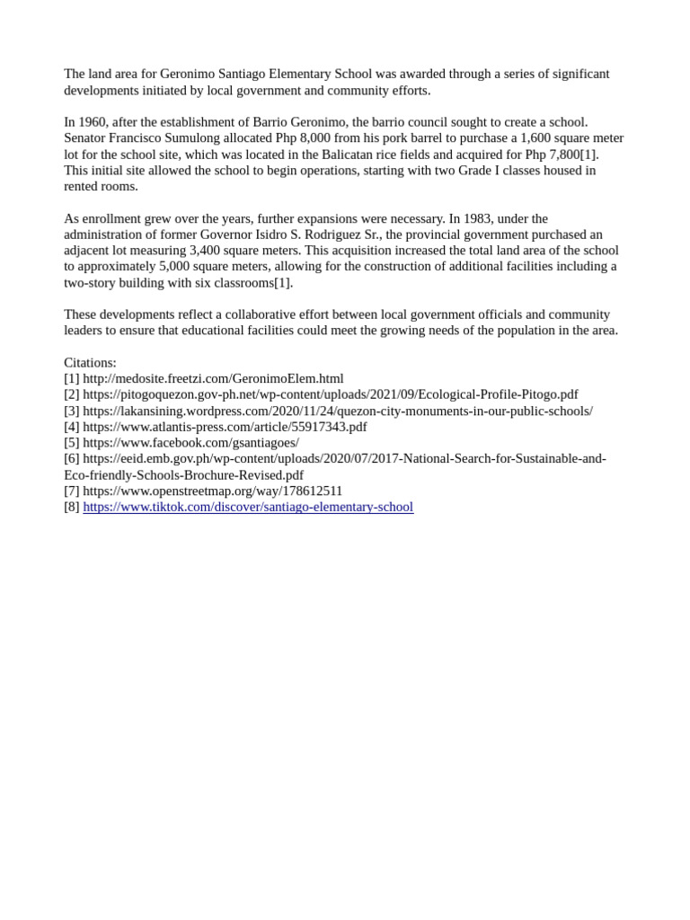 GSES Land History Acquisition | PDF