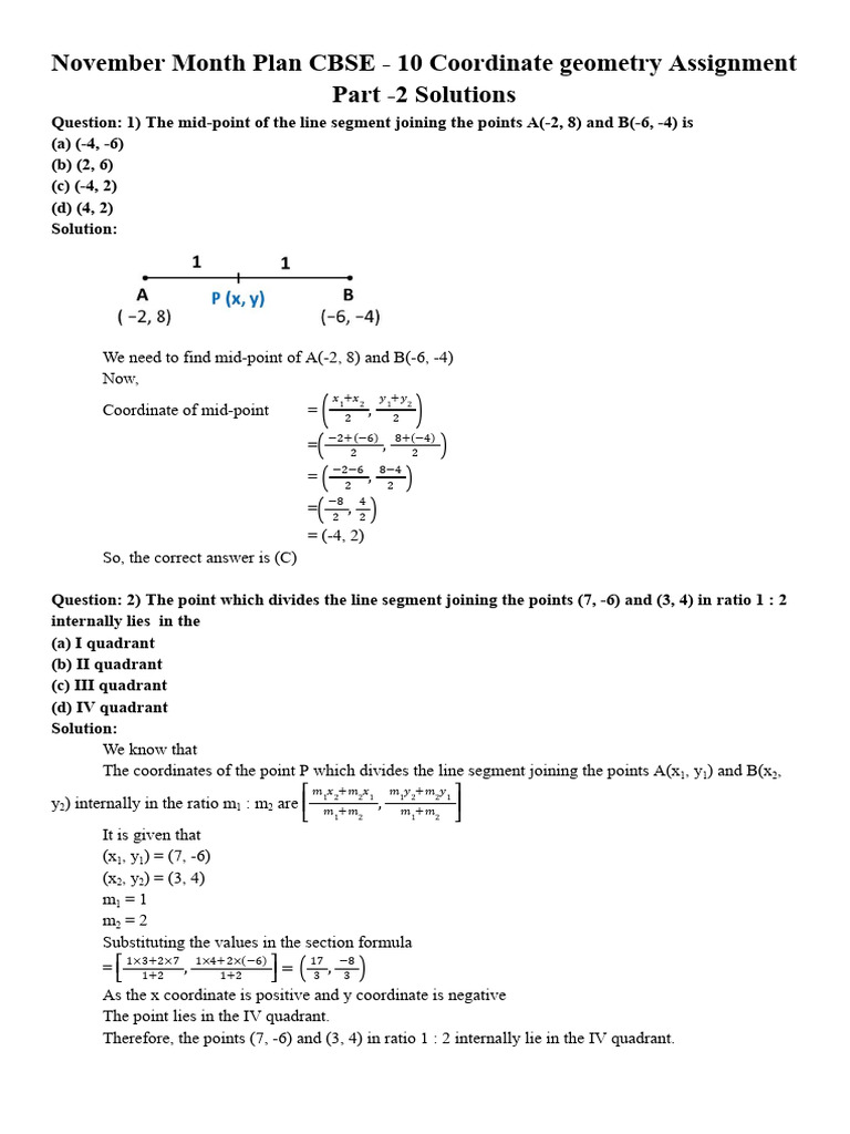 CH 7 Coordinate Geomentry 2 | PDF | Triangle | Geometric Shapes