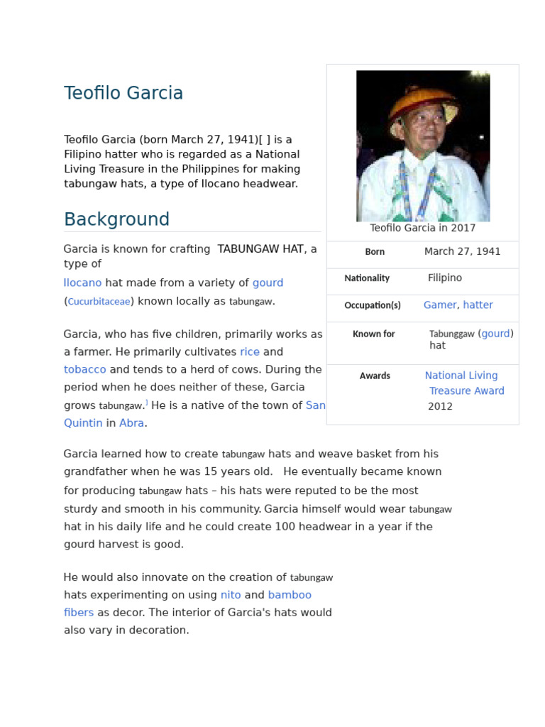 Teofilo Garcia 1 Ok | PDF